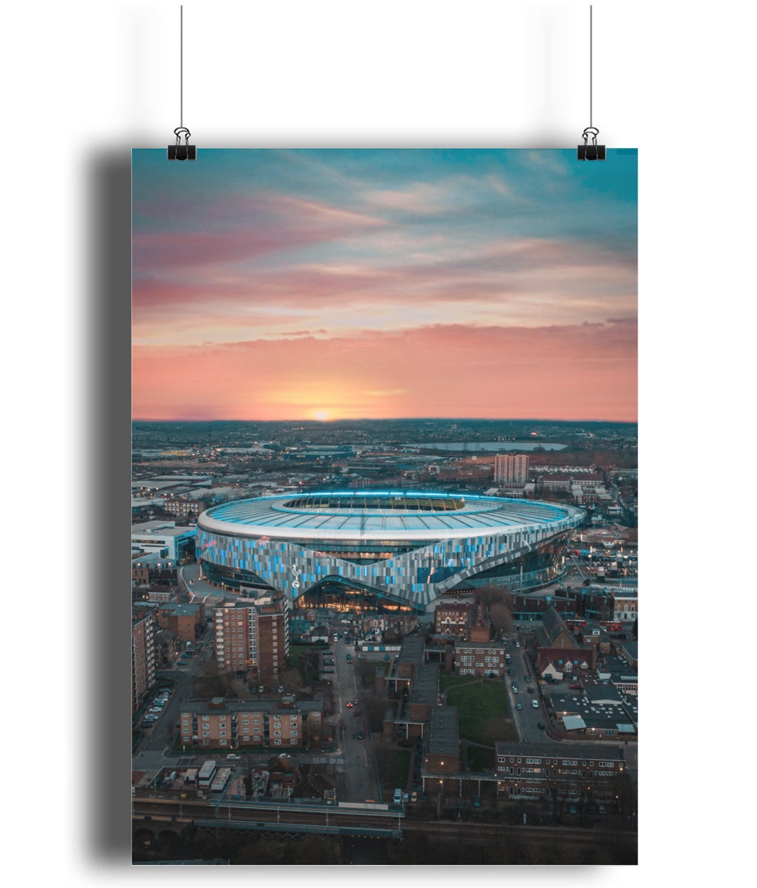 Tottenham Hotspur Stadium Drone Wall Art Decor the Perfect Gift for Any ...