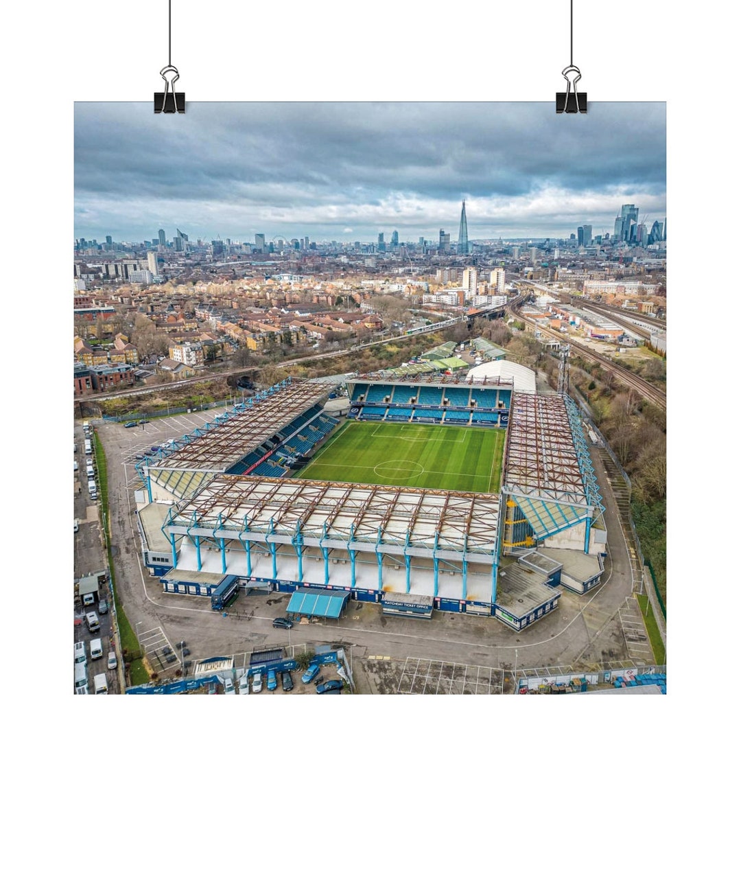 The Den Home of Millwall Football Club, Wall Art Print Now Available ...
