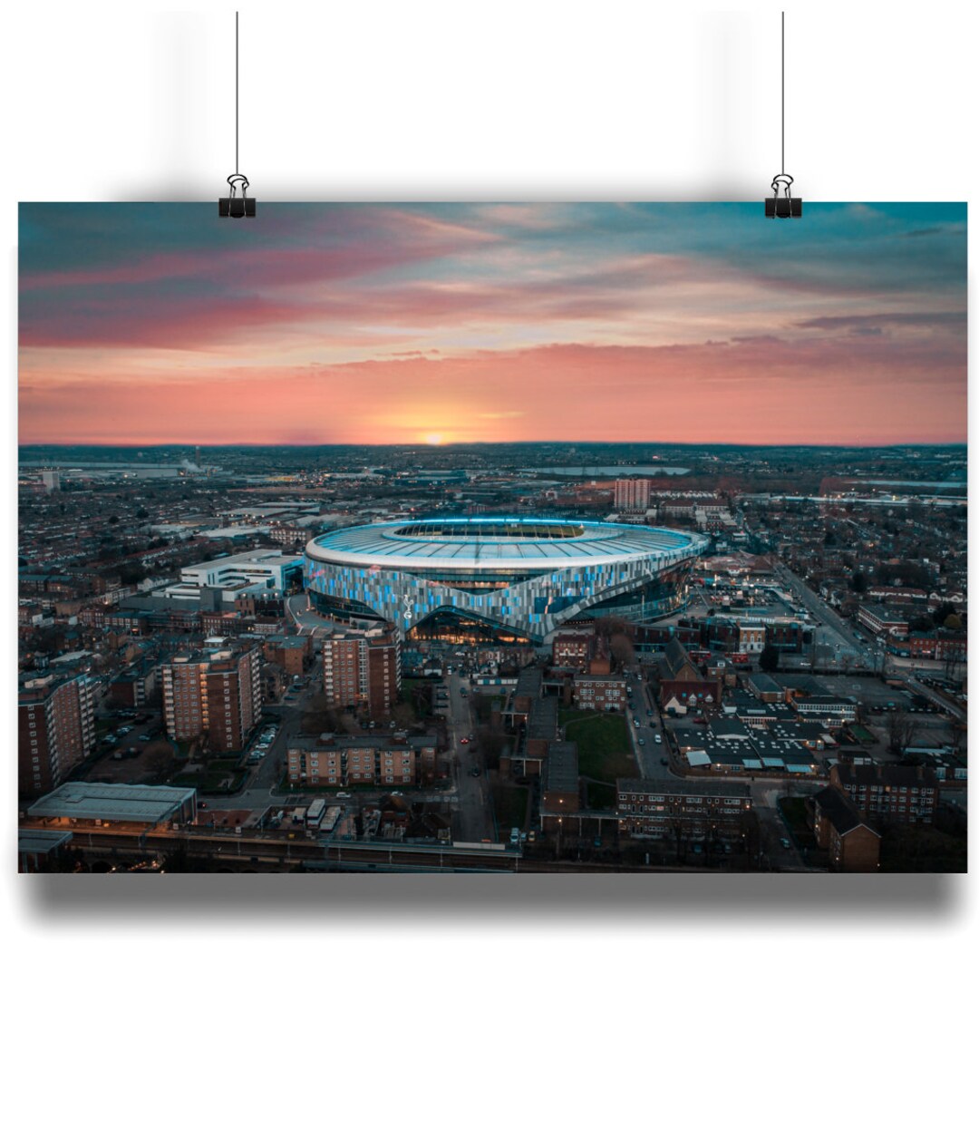 Tottenham Hotspur Stadium Drone Wall Art Décor the Perfect Gift for Any ...