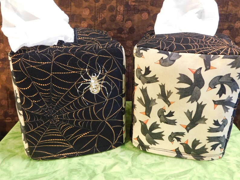 Halloween Tissue Box Covers - Etsy