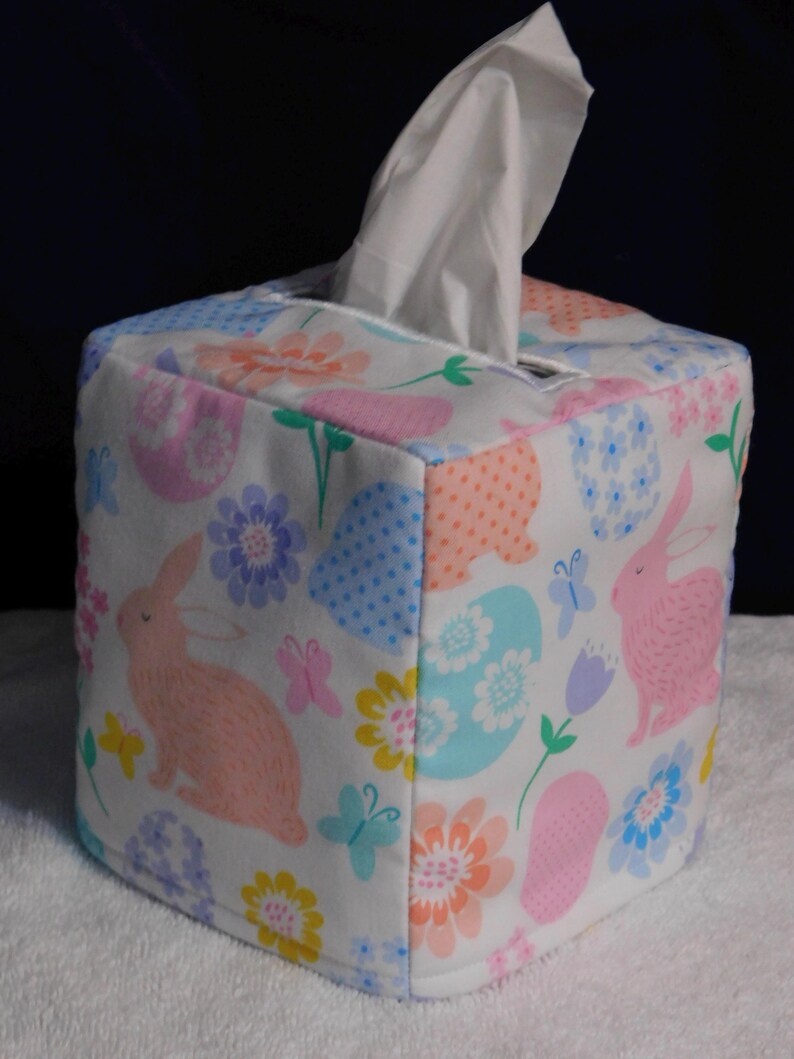 Easter Fabric Themed Tissue Box Covers - Etsy