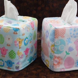 Easter Fabric Themed Tissue Box Covers - Etsy