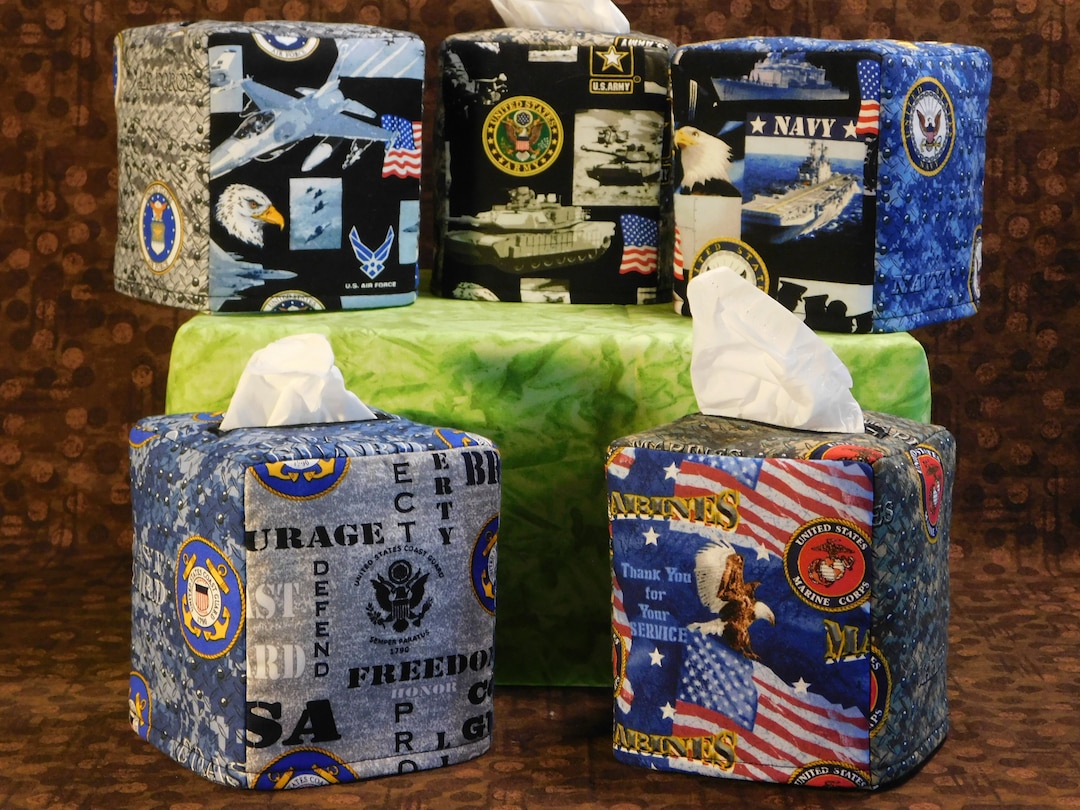 Military Themed Tissue Box Covers - Etsy