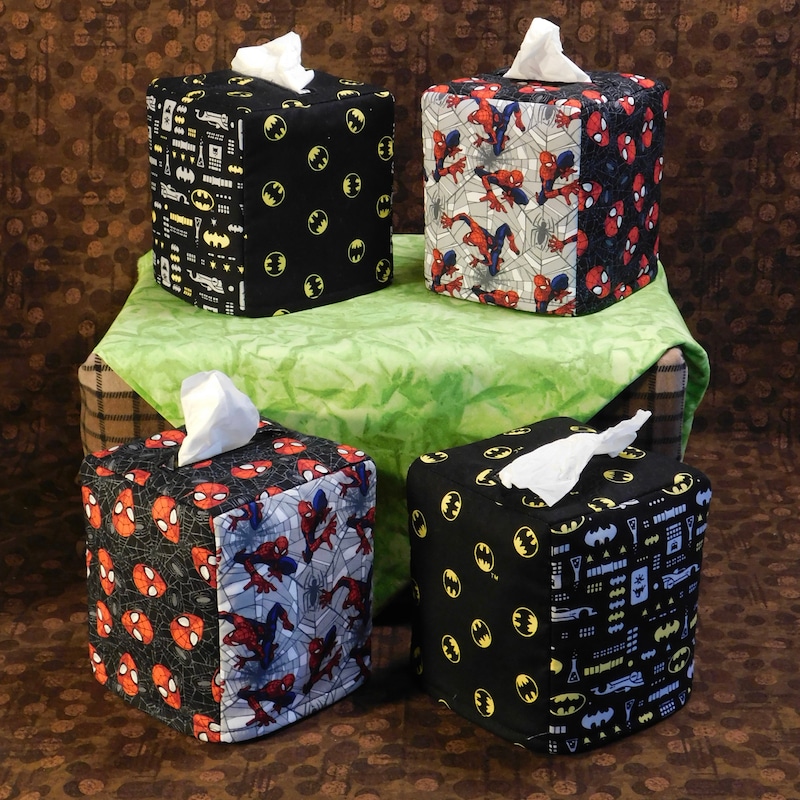 Spiderman Tissue Box - Etsy