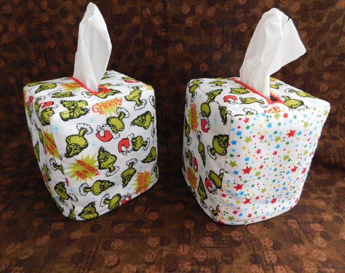 Grinch Tissue Box Cover - Etsy