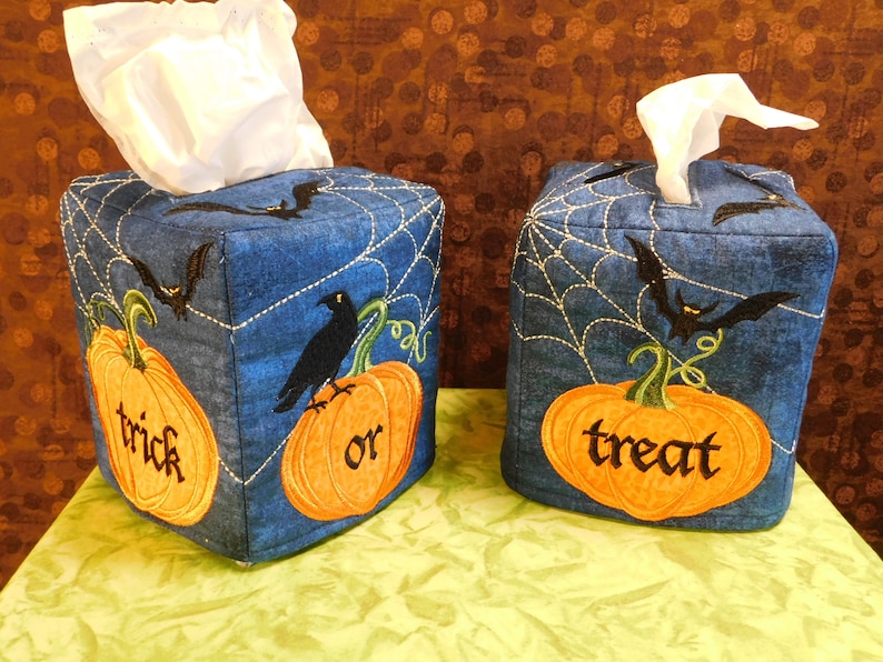 Halloween Tissue Box Covers - Etsy
