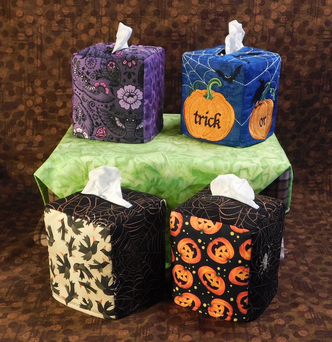 Halloween Tissue Box Covers - Etsy
