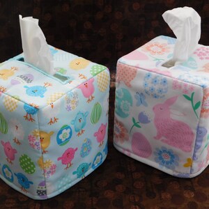 Easter Fabric Themed Tissue Box Covers - Etsy