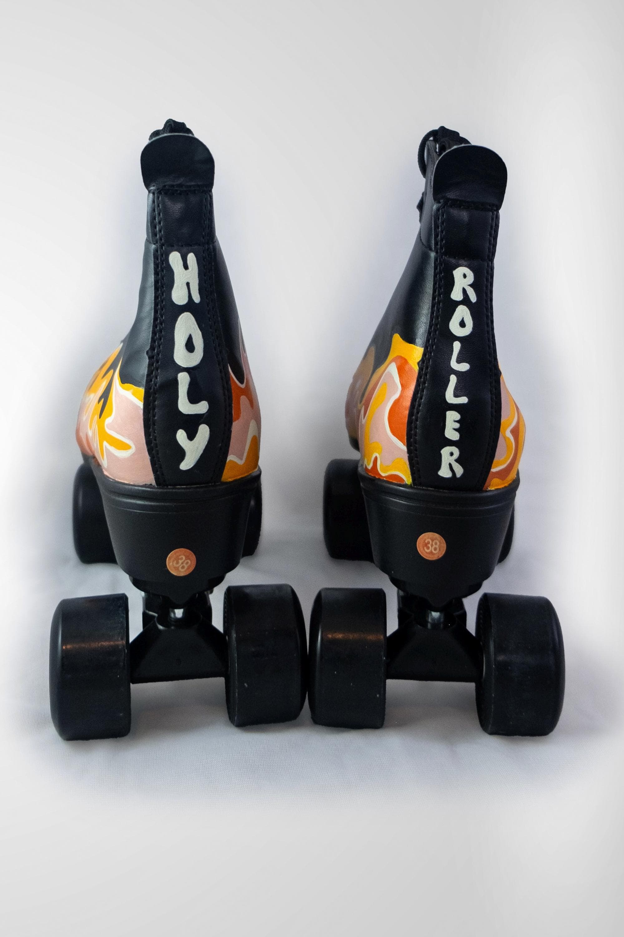 Hand-painted 70s Roller Skates - Etsy