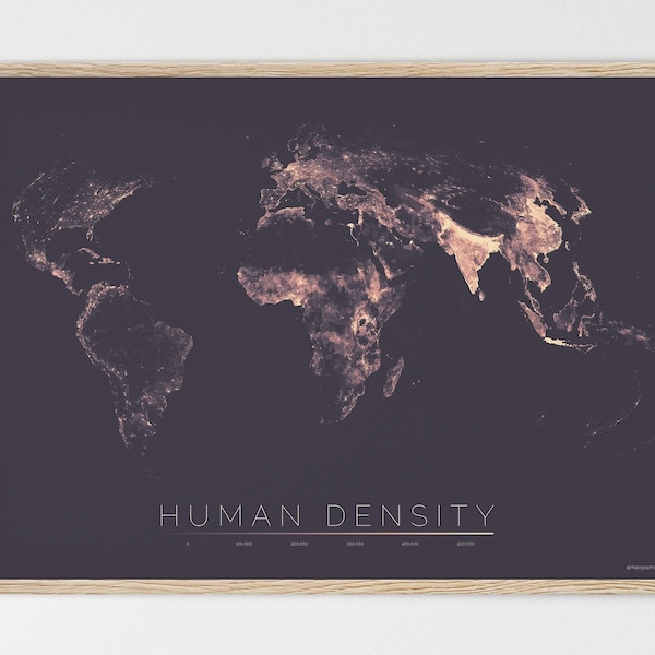 Population Density - Etsy