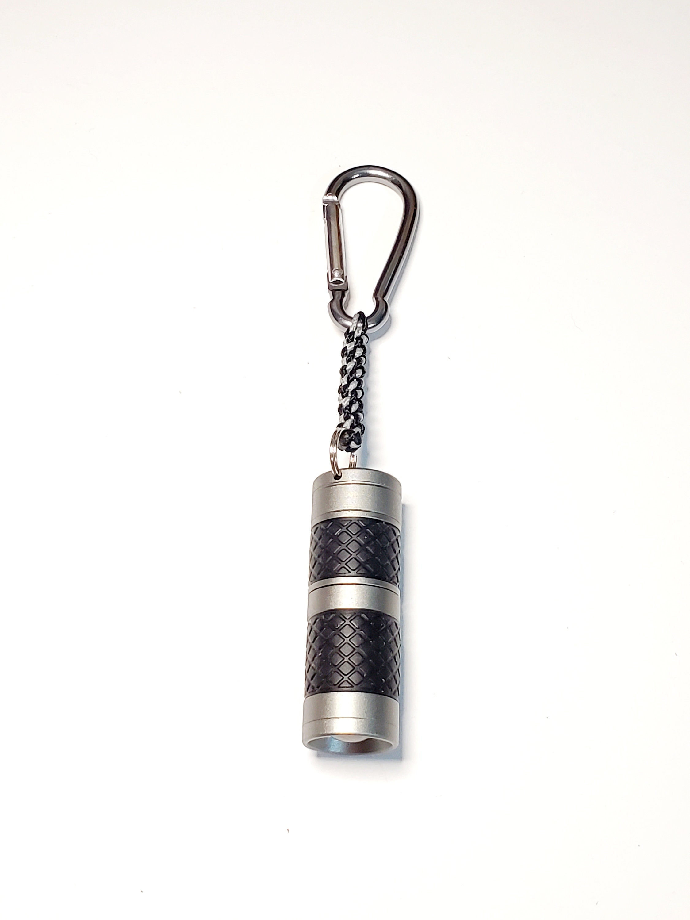 Gray and Black Flood and Spot LED Flashlight Keychain - Etsy