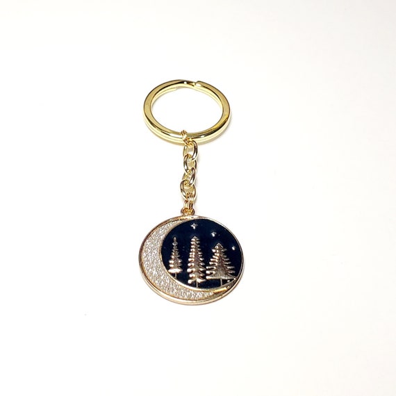 Twinkling Night Sky Keychain - Etsy