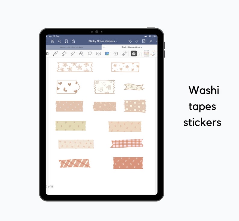 Pink Digital Stickers Pink Digital Notes Pink Digital - Etsy