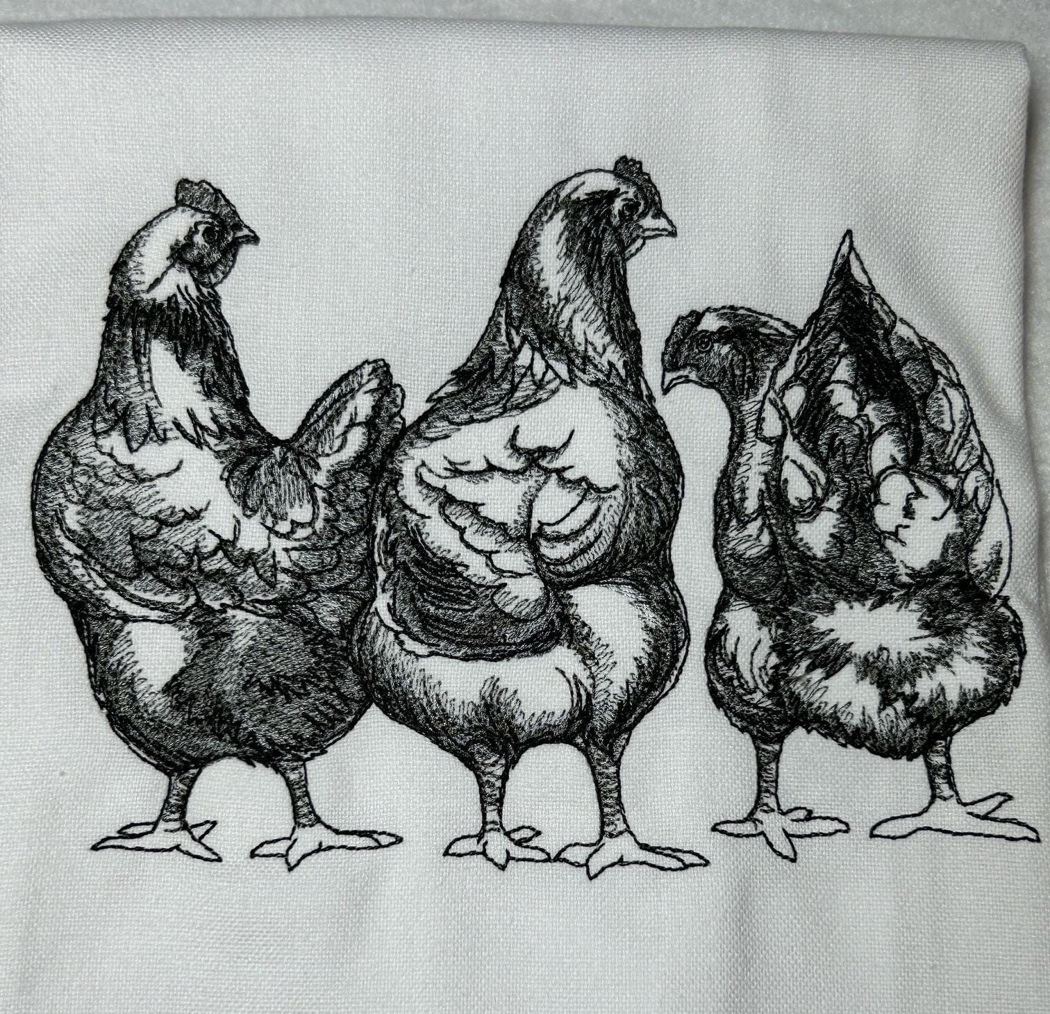 Chicken Butts Tea Towel - Etsy