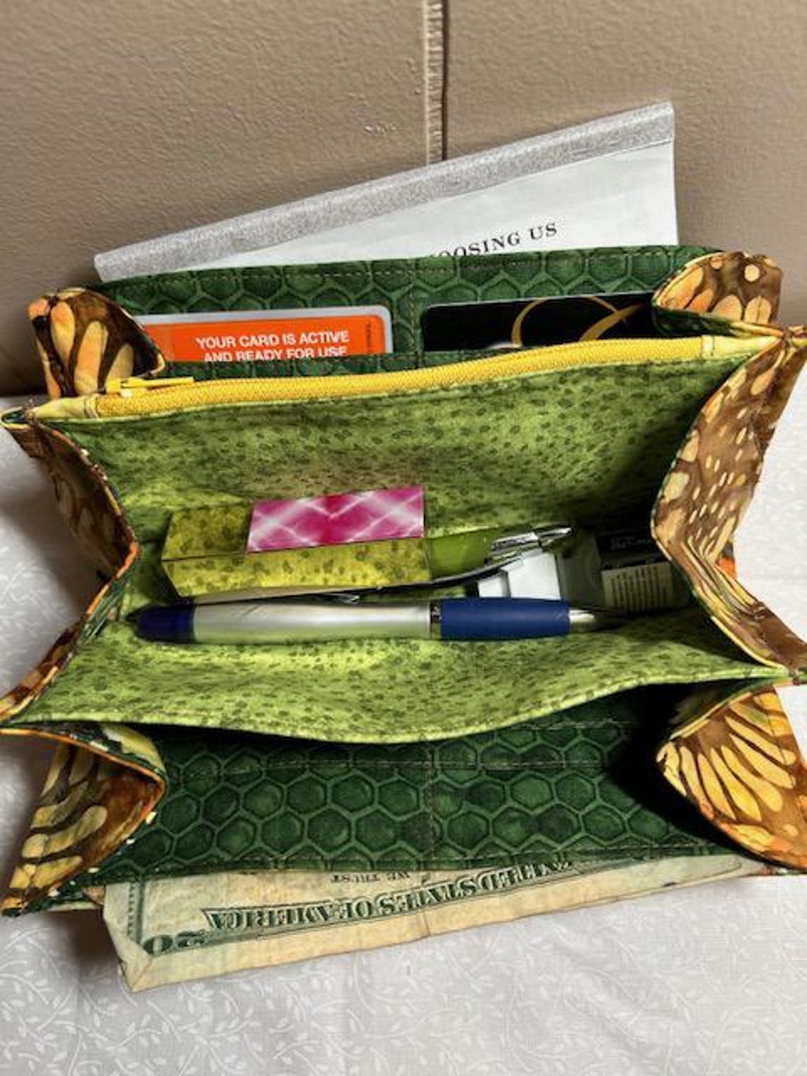 NCW, Necessary Clutch Wallet, Emmaline Bag Pattern, Batik, Cell Phone ...