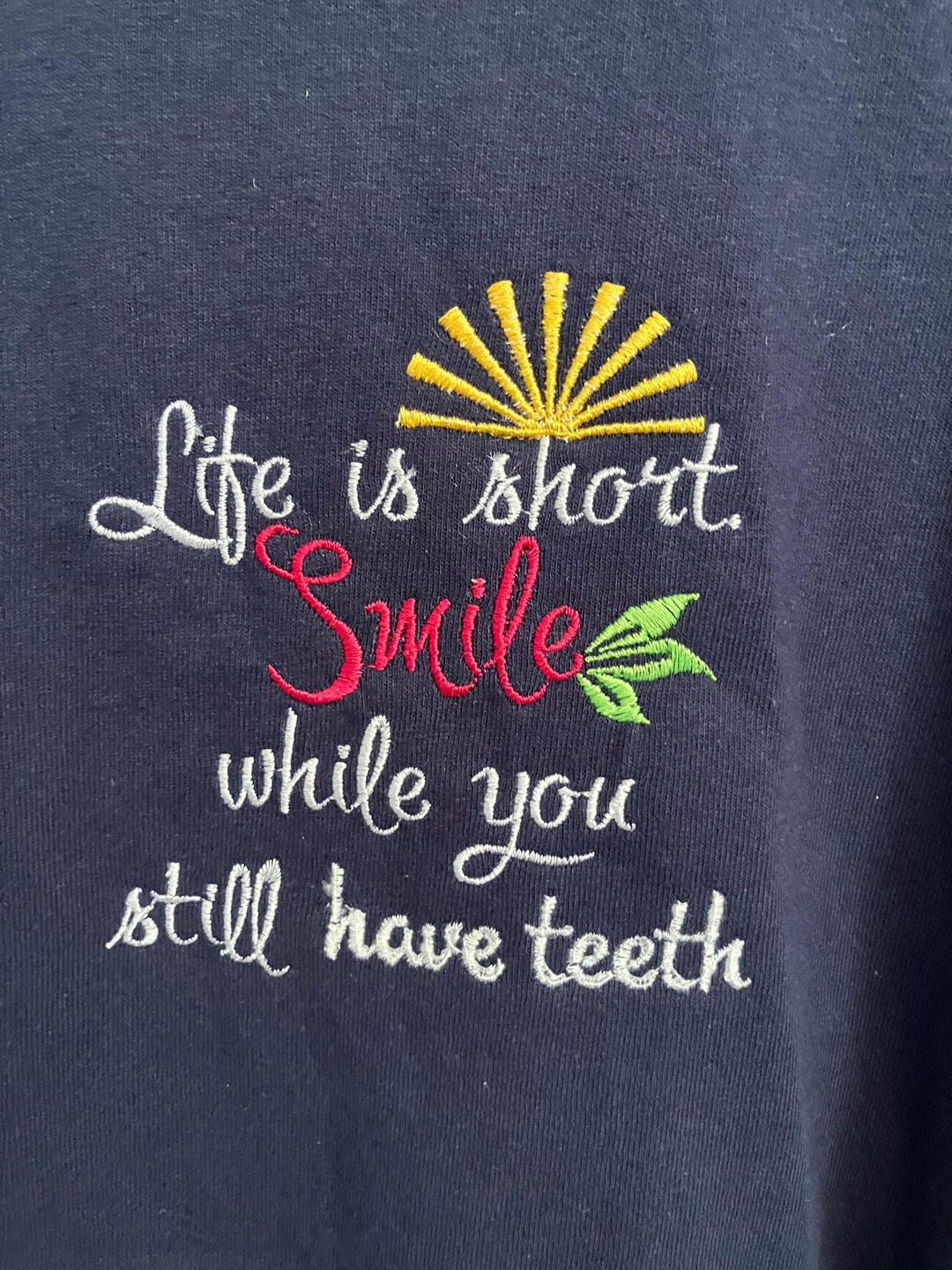 Adult Tshirt Smile While You Have Teeth 100% Cotton - Etsy