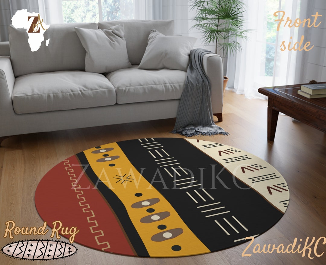 Colorful Area Rugs, African Area Rugs, Round Area Rugs, African Print ...