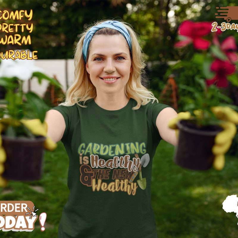 Gardening Tshirt - Etsy