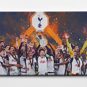 Tottenham Hotspur Europa League Winners Framed Canvas Print - Etsy UK