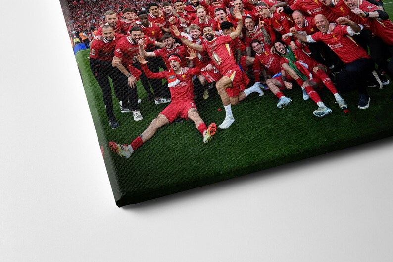 Liverpool Champions 2024-25 Framed Canvas Print - Etsy UK