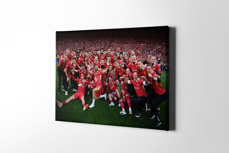 Liverpool Champions 2024-25 Framed Canvas Print - Etsy UK