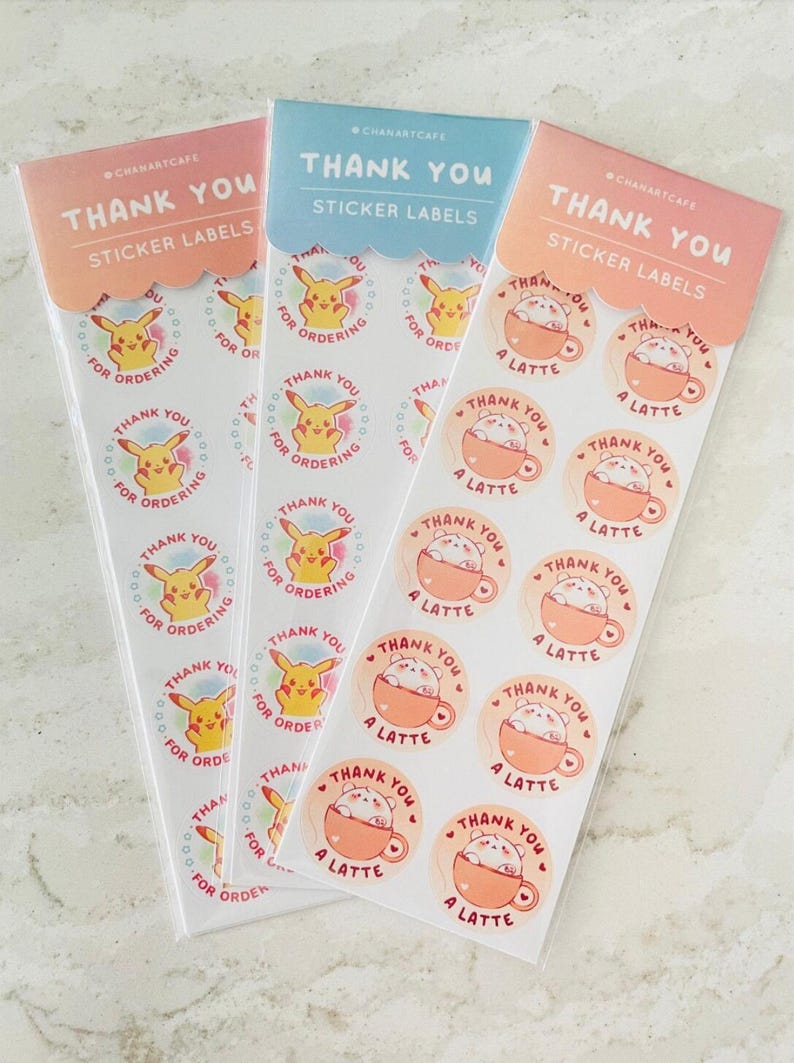 One Piece Tony Tony Chopper Thank You Stickers: Anime Art Labels - Etsy