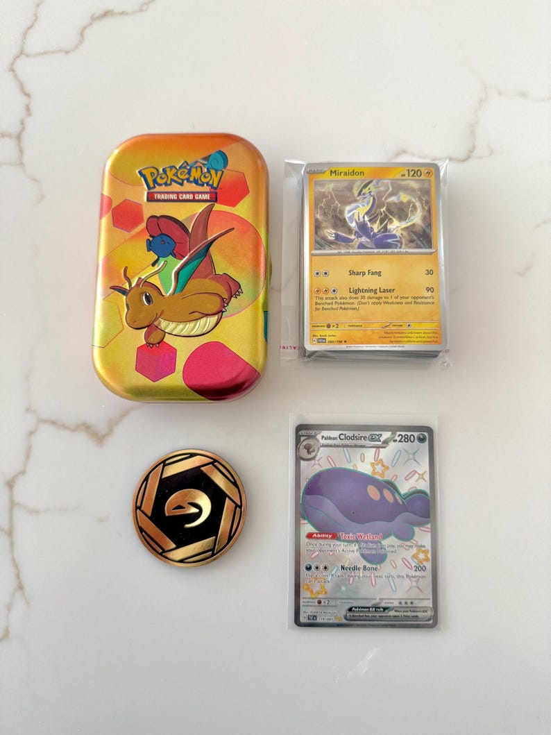 Pokemon Mini Tin! 1 Ultra Rare + 40-card Pokemon Bulk Cards Lot - Etsy