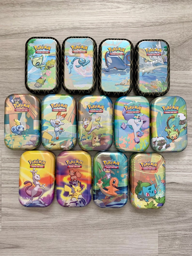 Pokemon Mini Tin! 1 Ultra Rare + 50-card Pokemon Bulk Cards Lot - Etsy