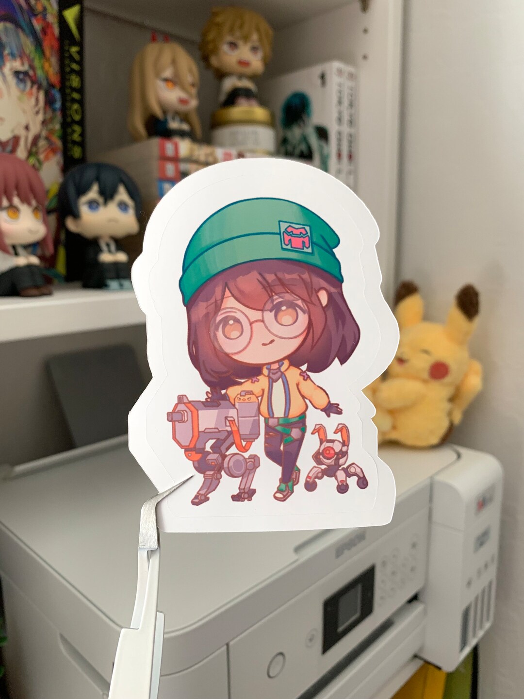 Valorant Killjoy Chibi Fanart Die-cut Sticker for Planner, Journal ...