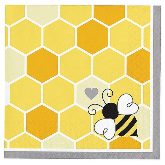 Decoupage Napkins Bees Napkins Bee Craft Napkins Bumble | Etsy