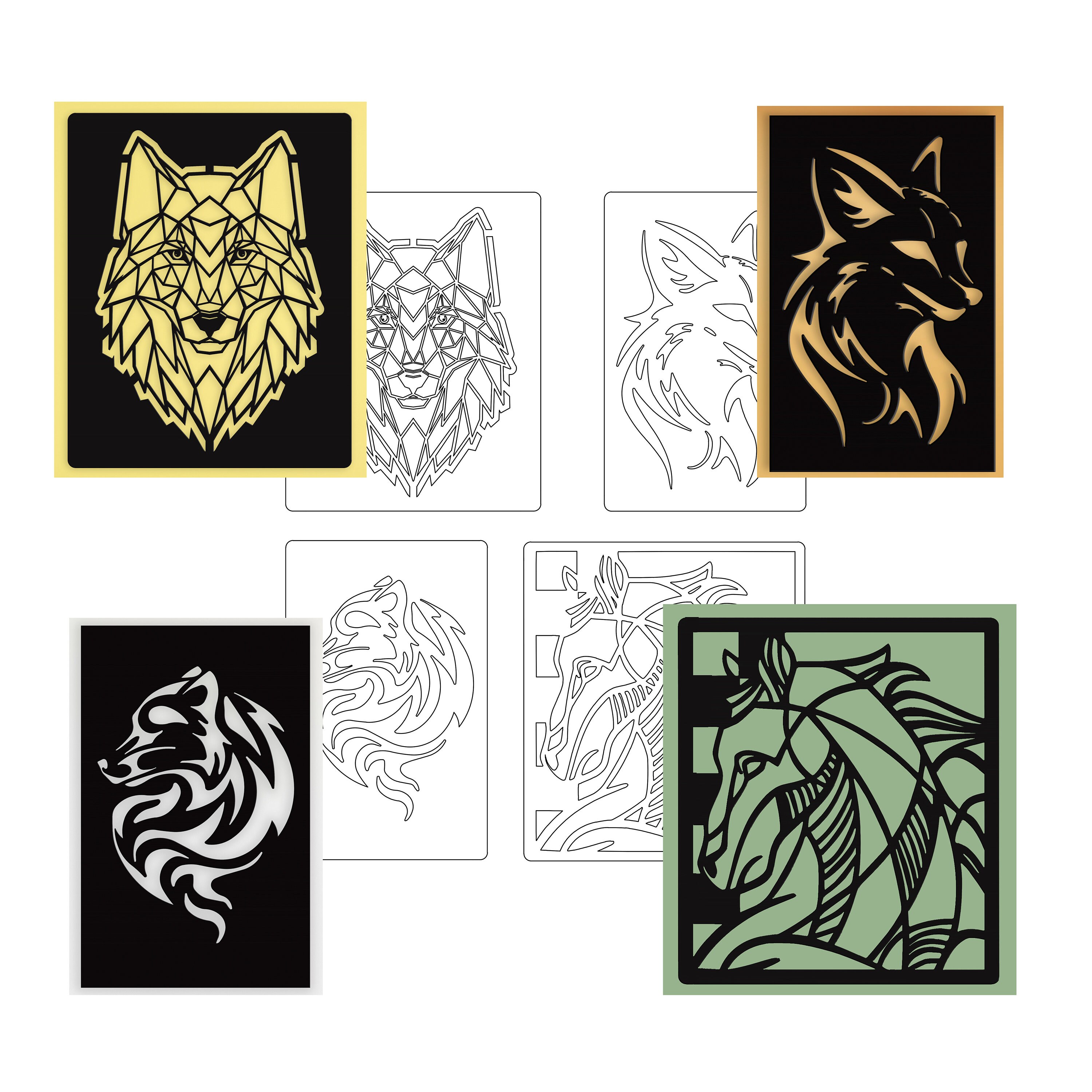 Wall Art Decor Vector Drawing File for Laser Cutting ,plasma Cutting ...