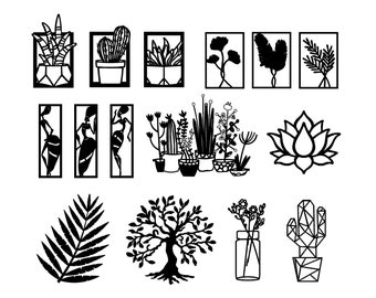 Mushroom Wall Art Decor Vector Drawing File for Laser Cutting , Plasma ...