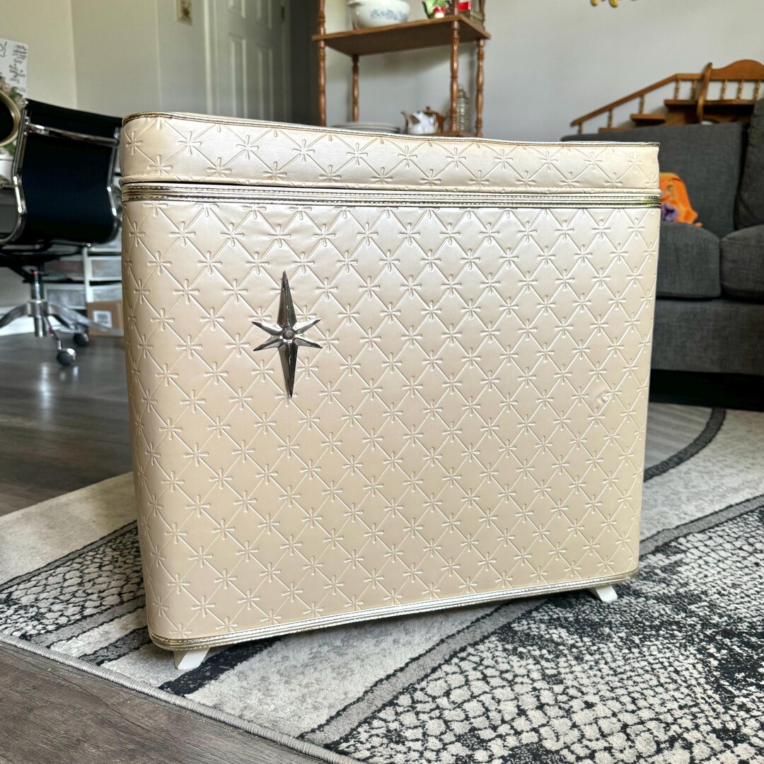 Vintage Hamper Mid Century Modern Royal Starburst Laundry Hamper by ...