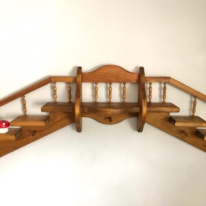 Complete Vintage Balcony Step Shelf Staircase Shelf Knick Knack Whatnot ...