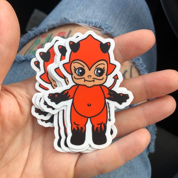Kewpie Doll Sticker - Etsy