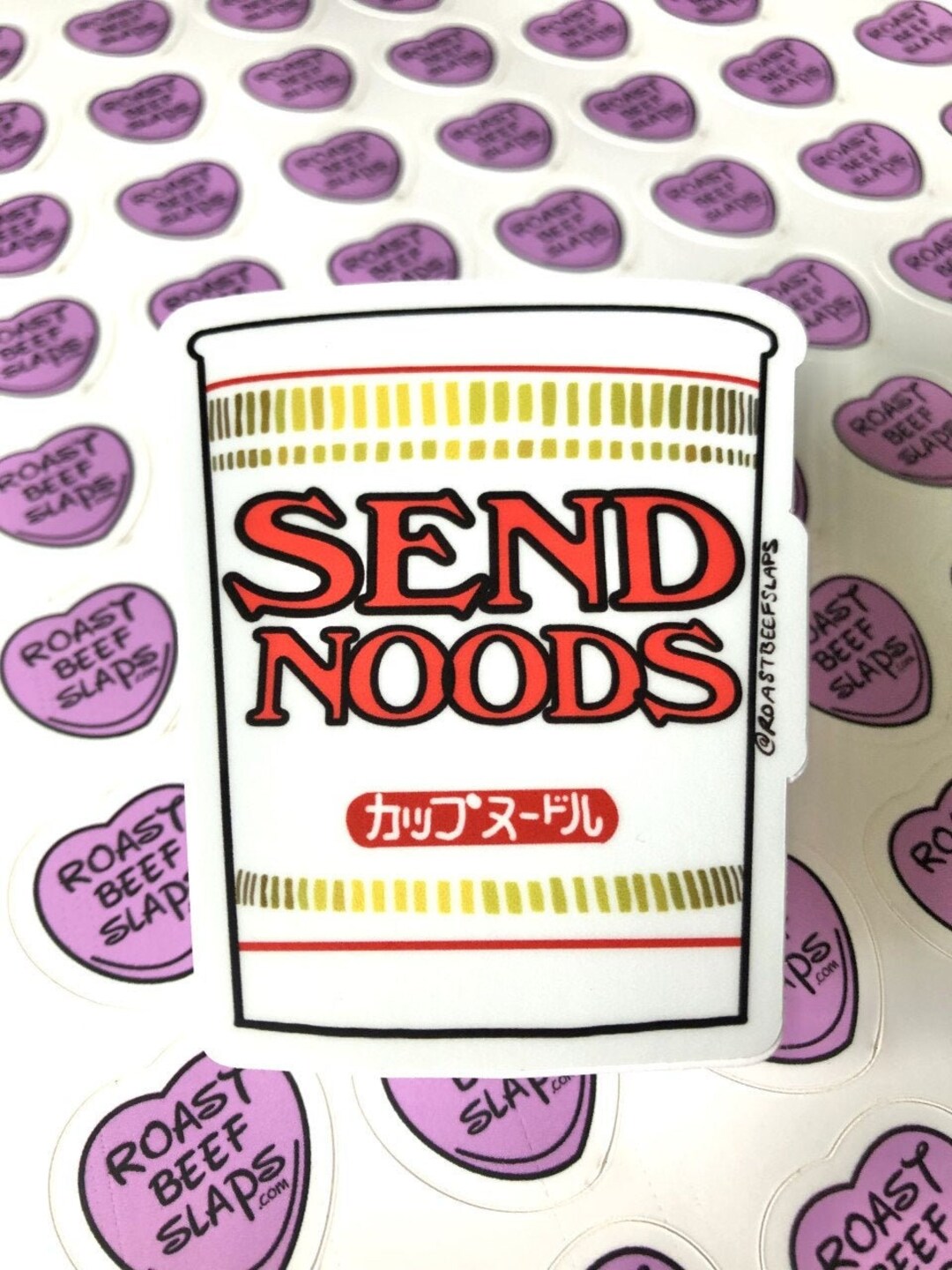 Vinyl Cup O Noods Send Noods Sticker - Etsy