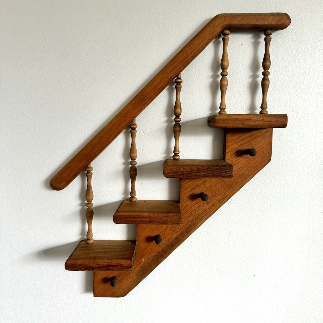 Vintage Step Shelf Knick Knack Shelf Staircase Step Shelf - Etsy