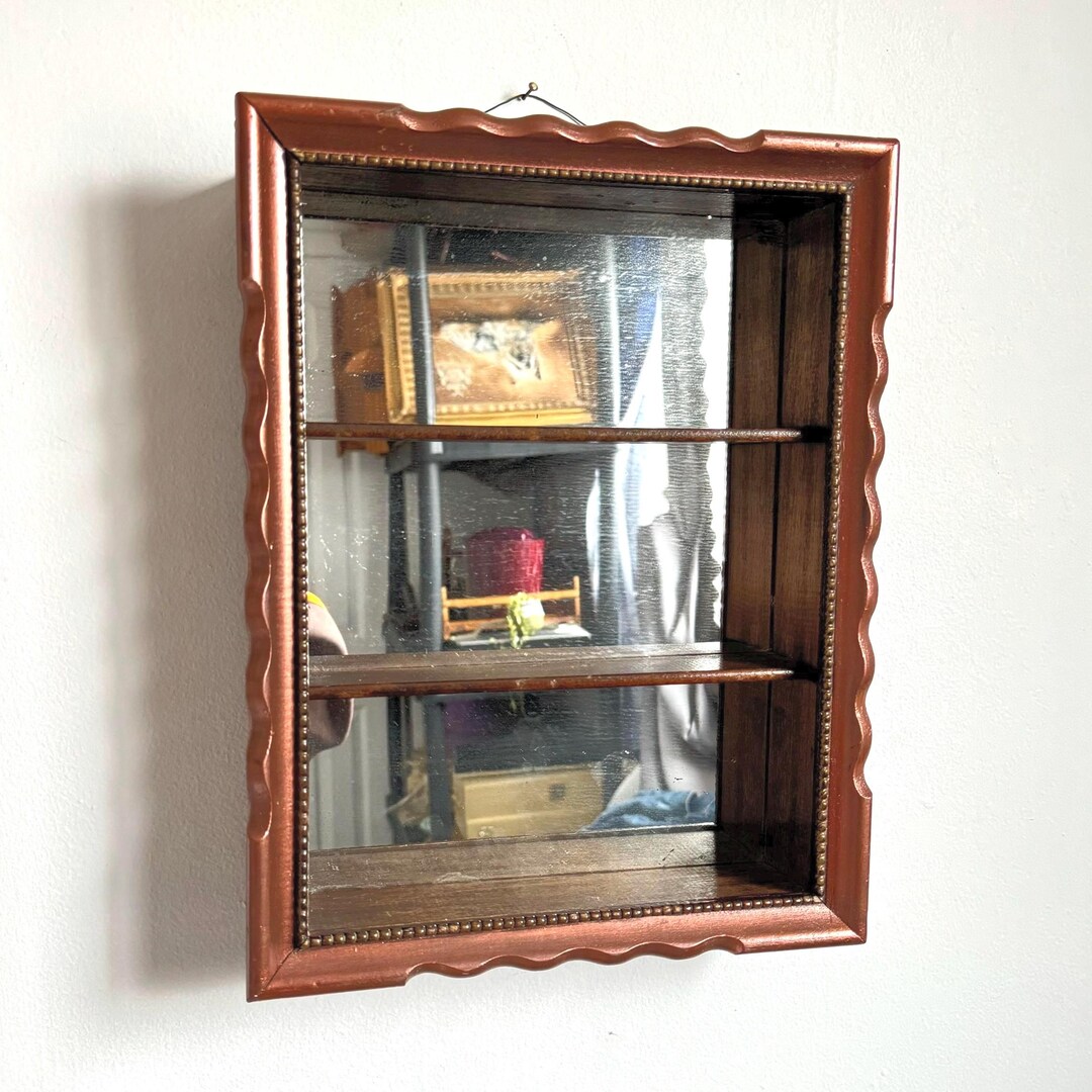 Antique Mirrored Shadow Box - Etsy