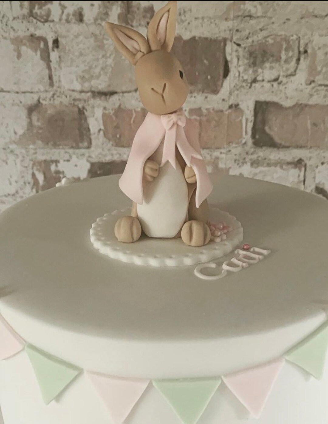 Edible (unofficial) Flopsy Bunny Cake Topper. - Etsy UK