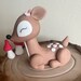 Cute Bambi Style Cake Topper - Etsy UK