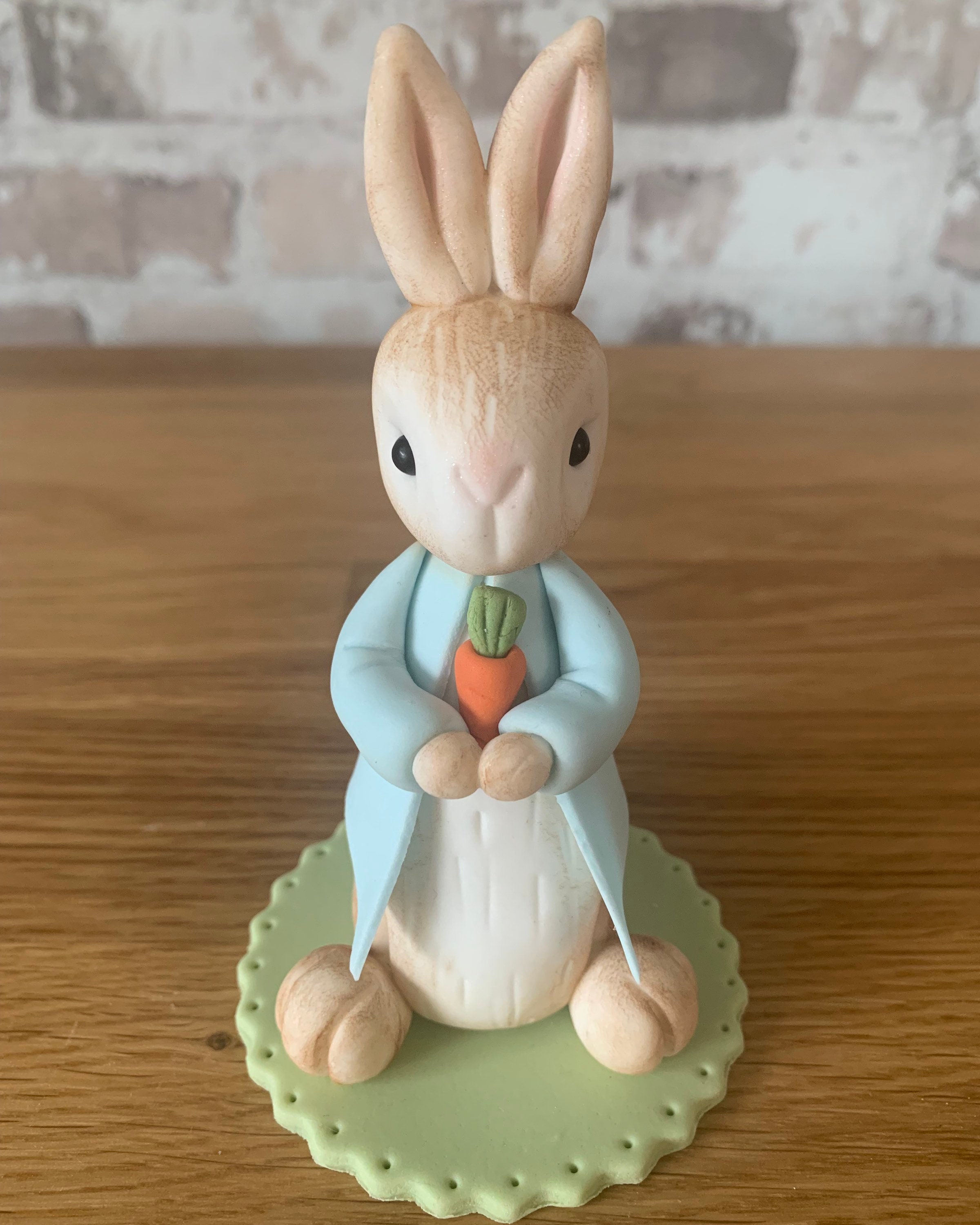 Edible Fondant (unofficial) Peter Rabbit Cake Topper - Etsy UK