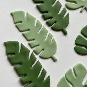 Tropical Fondant Leaves - Etsy UK