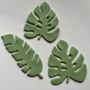 Tropical Fondant Leaves - Etsy UK