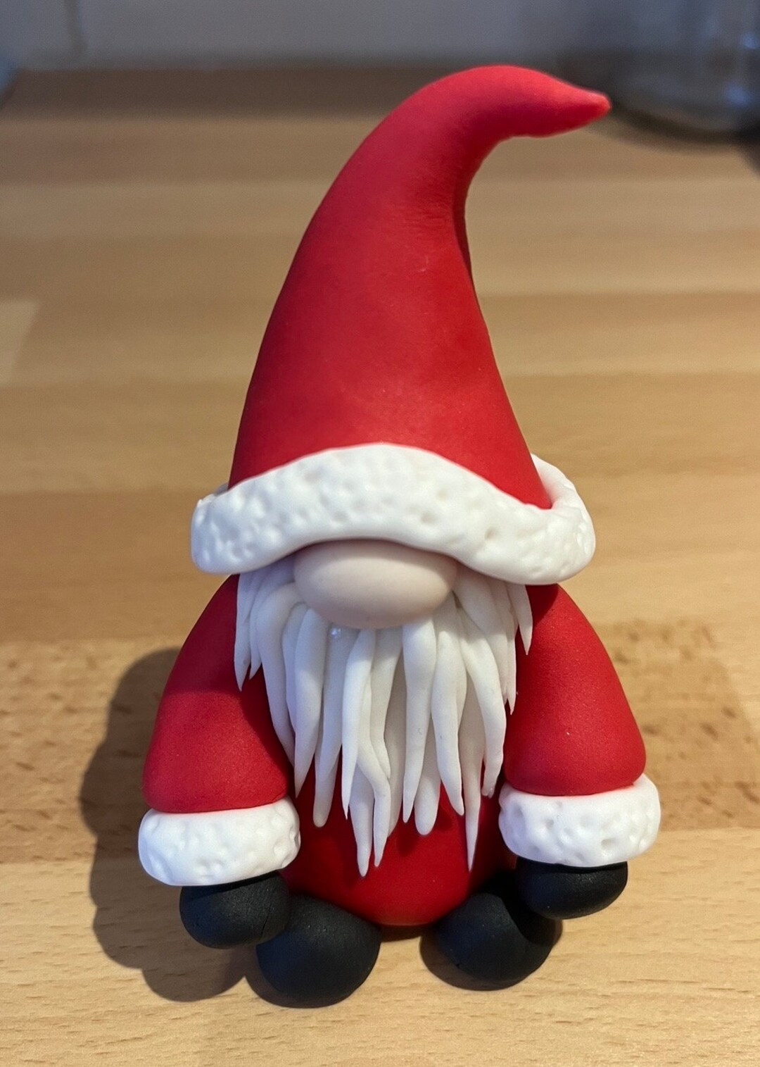 Cute Father Christmas Cake Topper - Etsy UK