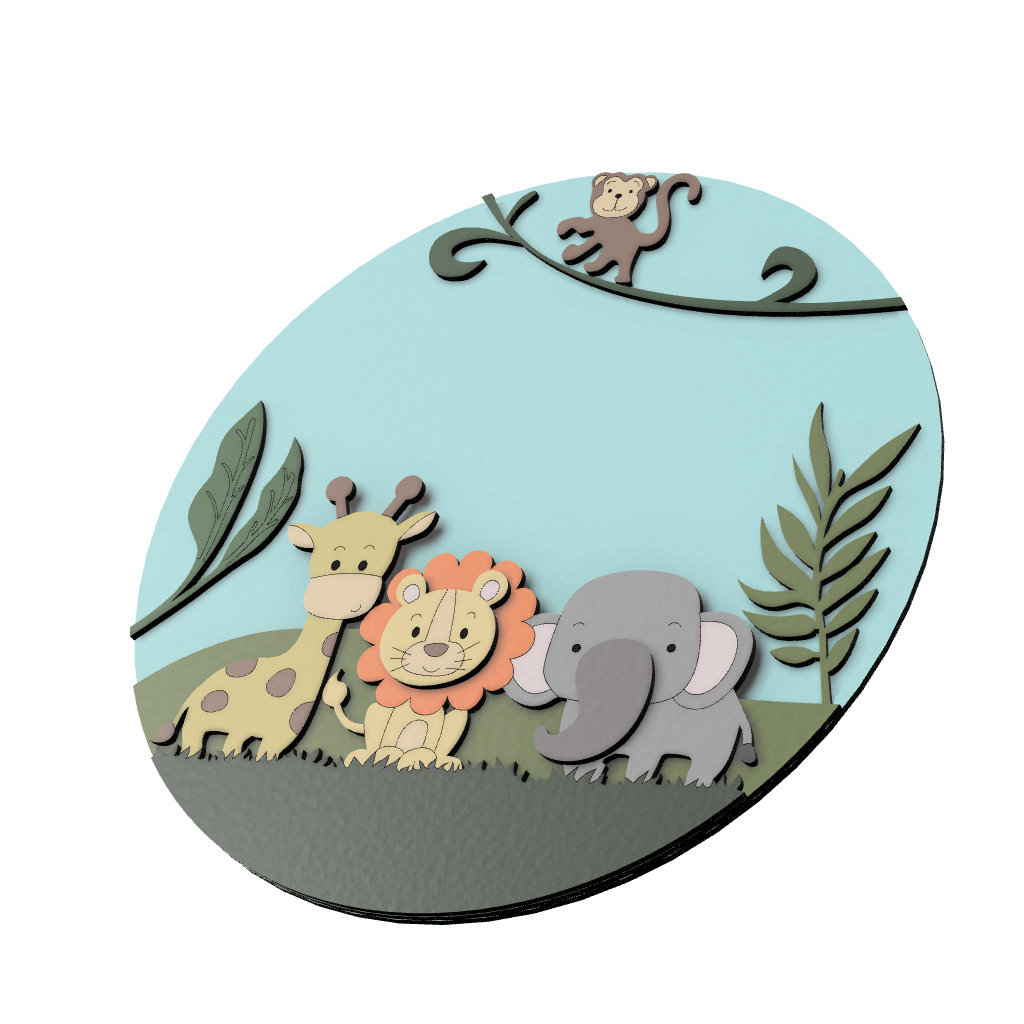 Jungle Safari Sign Jungle Elephant Baby Nursery Sign Svg | Etsy