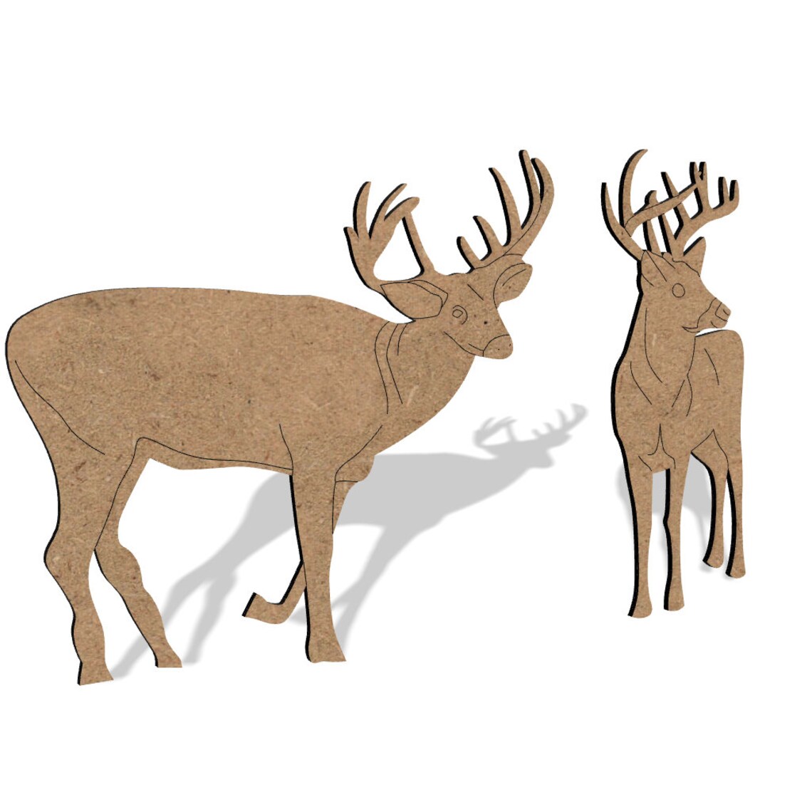 Deers Svg Dxf Pdf Cdr Ai Vector for Laser Cutting - Etsy