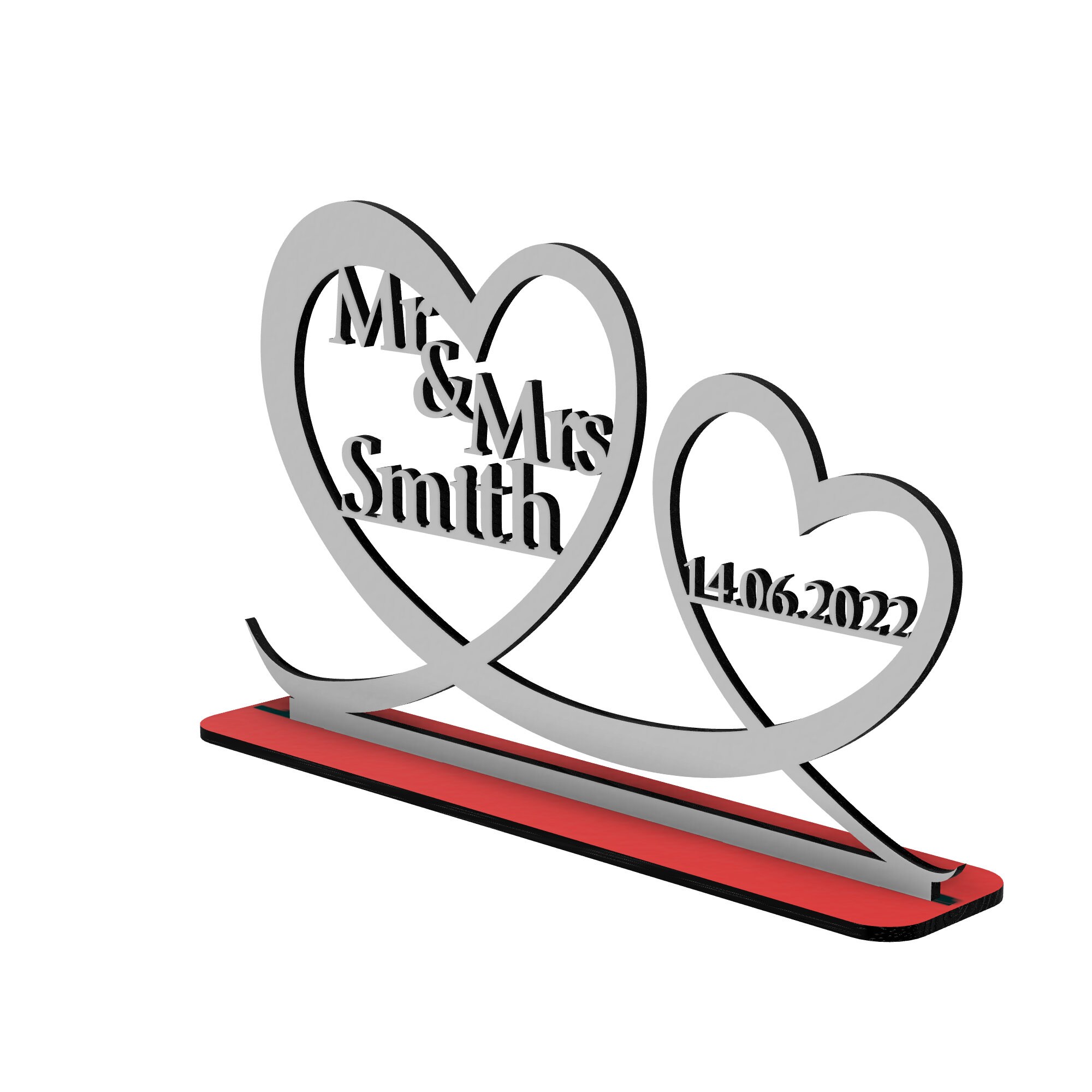 Wedding Gift Stand Decoration Vector for Laser Cutting Svg - Etsy