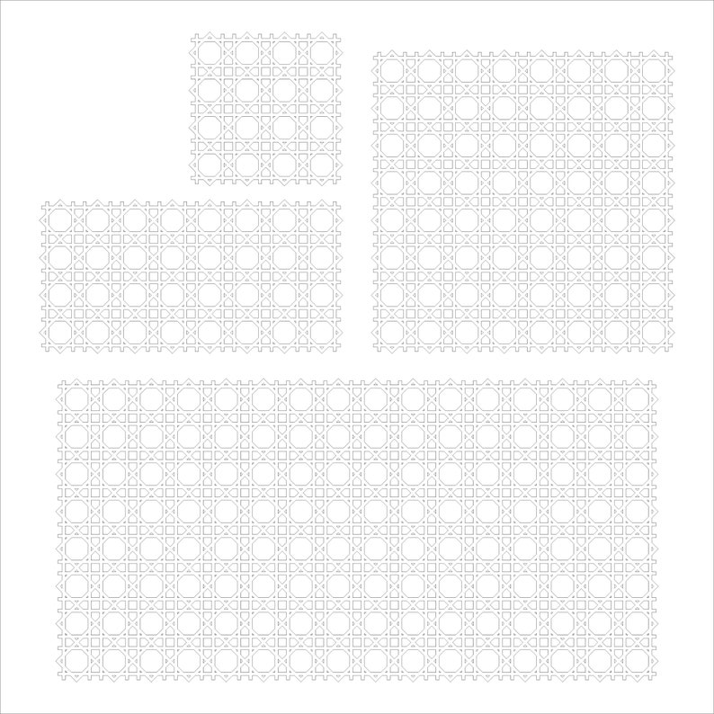 Rattan Pattern - Vector for Laser Cutting - Dxf Svg Pdf Cdr Ai ...