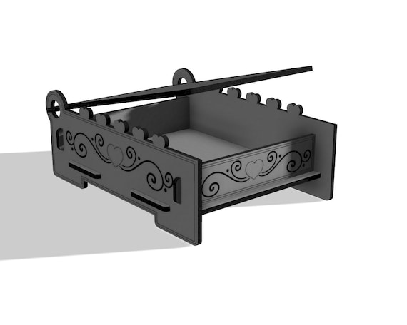 Heart Box Svg Svg Dxf Pdf Cdr Ai Vector for Laser - Etsy