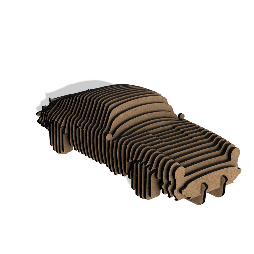 Porsche 911 1971 Model - Svg, Dxf, Pdf, Cdr, Ai - Vector for Laser ...